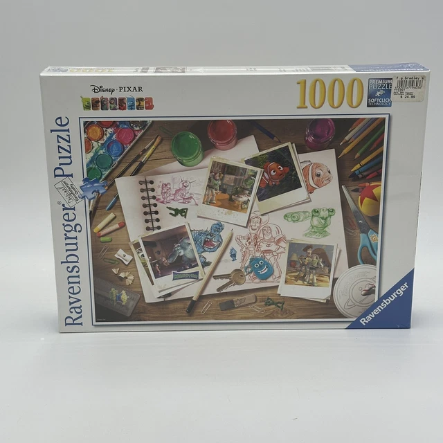 RAVENSBURGER DISNEY PIXAR Sketches 1000 Piece Jigsaw Puzzle - Factory ...