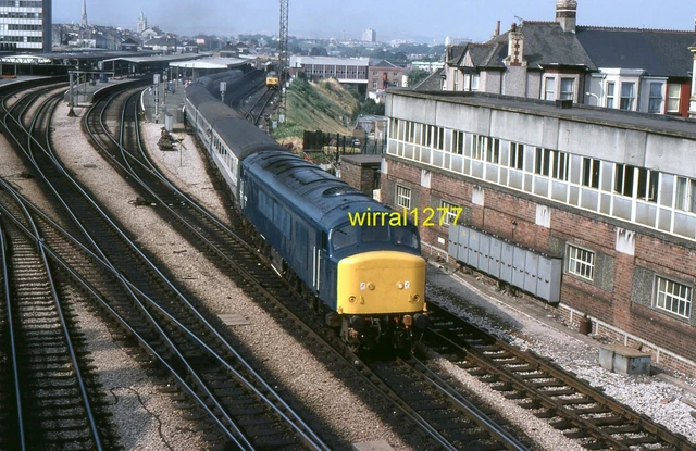 ORIGINAL RAILWAY SLIDE Class 45 45139 leaving Plymouth £6.50 - PicClick UK