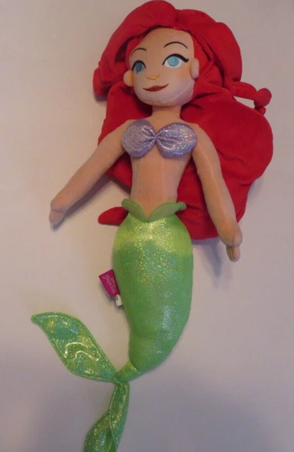 DISNEY PRINCESS THE Little Mermaid Super Soft Plush Cuddle Pillow Buddy ...