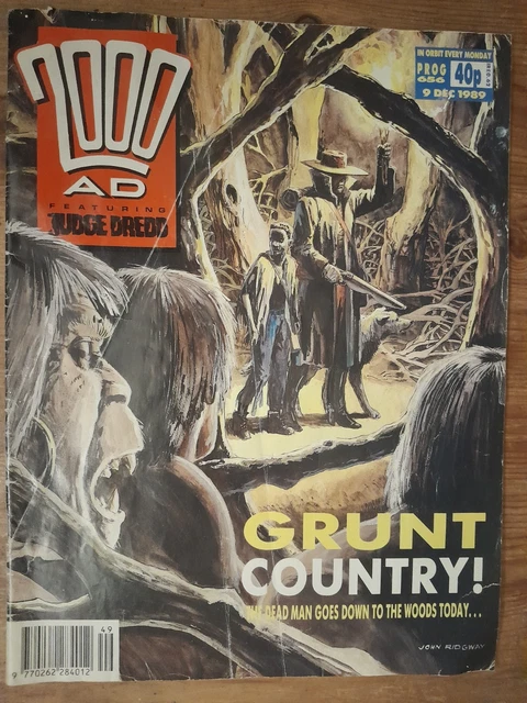 2000AD COMIC BOOK Prog 656 9th December 1989. Good Condition. Complete ...
