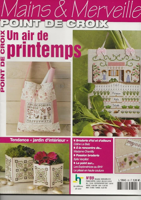MAGAZINE MAINS Et Merveilles' - N° 89 - 03 2012 EUR 1,00 - PicClick FR