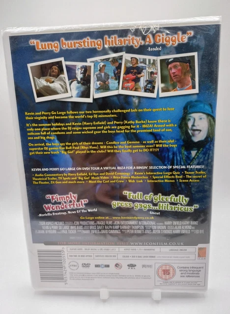 KEVIN AND PERRY Go Large DVD Film NEW EUR 4,65 - PicClick IT