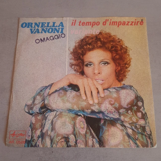 ORNELLA VANONI LE Temps De Devenir Fou Variante 45 Italie Press 1971 Promo Prog EUR 5,00 ...