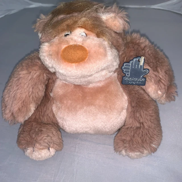VINTAGE 1981 APPLAUSE Tracy & Egbert Baby Teddy Bear Soft Plush Stuffed ...