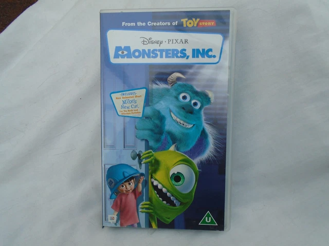 VHS DISNEY PIXAR Monster's Inc Cert U £1.00 - PicClick UK