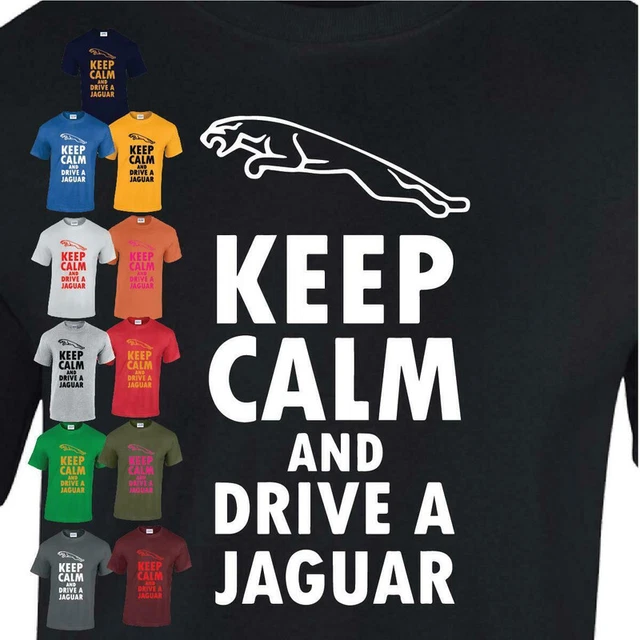 KEEP CALM DRIVE A Jaguar Sports Car Men Ladies Funny Sarcastic Humour ...