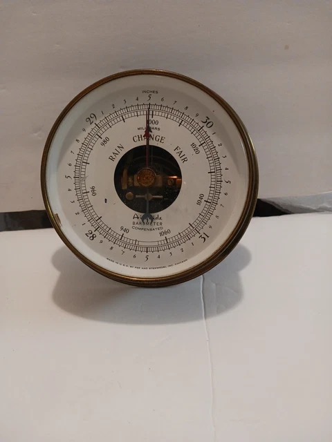 AIRGUIDE BAROMETER COMPENSATED $45.00 - PicClick