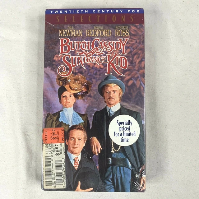 BUTCH CASSIDY AND The Sundance Kid Movie VHS Robert Redford Paul Newman ...