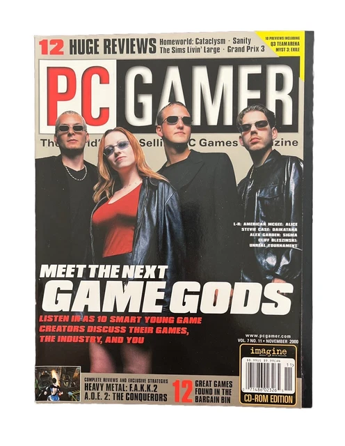 VINTAGE PC GAMER Magazine Vol.7 No.11 Nov 2000 - Meet The Next Game ...