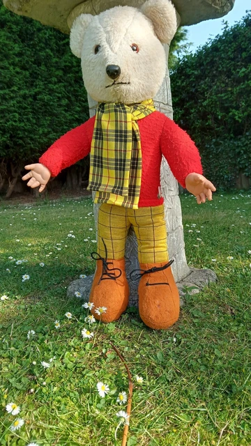 RUPERT BEAR TALKING pull string made by Burbank (WORKING) *IDEAL XMAS ...