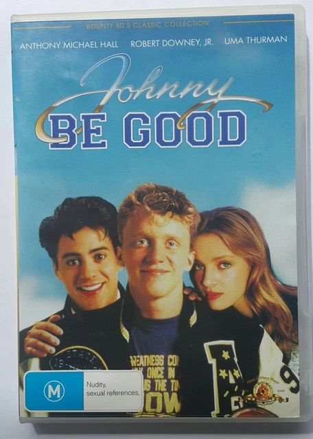 JOHNNY BE GOOD (1988) Region 4 DVD - Uma Thurman, Robert Downey Jr ...