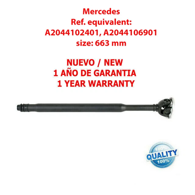ALBERO TRASMISSIONE CARDANICO Mercedes A2044102401, A2044106901, NEW ...