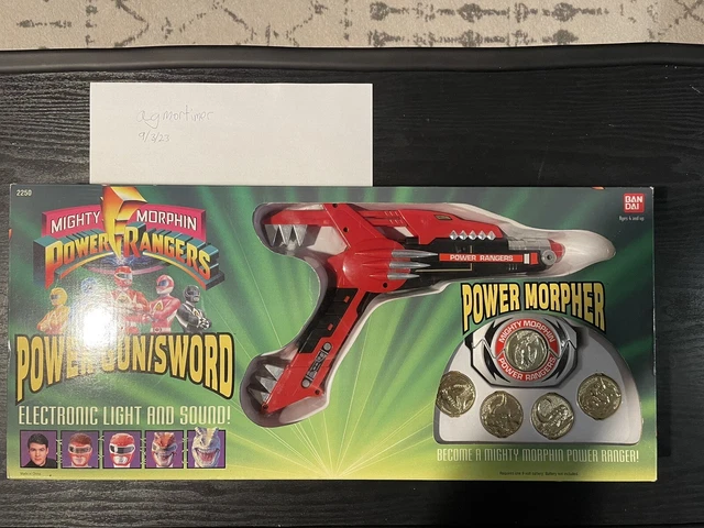 MIGHTY MORPHIN POWER Rangers Powermorpher and Power Gun/Sword - Tested ...