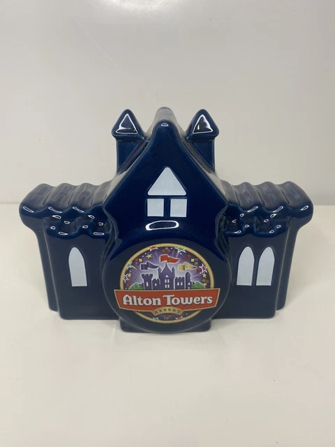 MERLIN ALTON TOWERS Resort Money Box Castle Coin Bank Theme Park ...