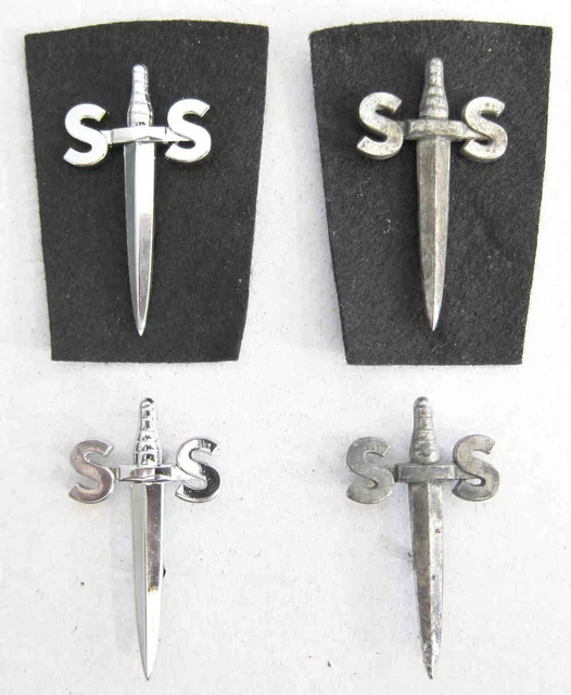 NO. 2 COMMANDO Cap Badge WW2 Metal Dagger British SS Army SAS SBS WWII ...