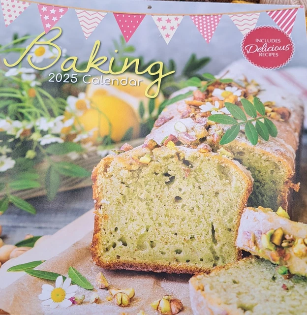 BAKING CALENDAR 2025 Square Wall Calendar - 16 Month £8.50 - PicClick UK
