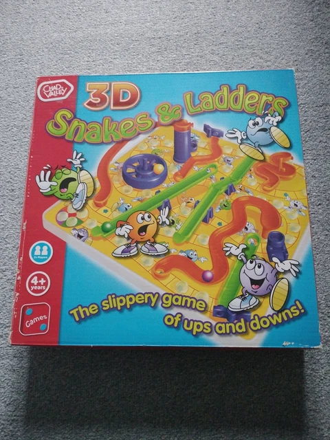 CLASSIC FUN KIDS Family Game 3D Snakes And Ladders Board Game Twist ...