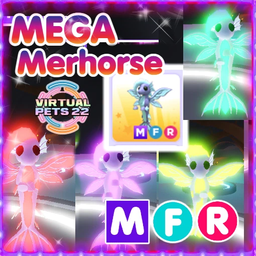 ADOPT ME MEGA Neon Merhorse Fly Ride 🔥 New Pet Mythic Eggs 🔥 Fast ...