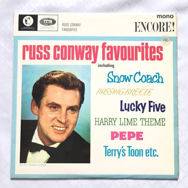 RUSS CONWAY FAVORITES 1965 Mono Encore ENC 211 EMI Records LP Vinyl EUR ...