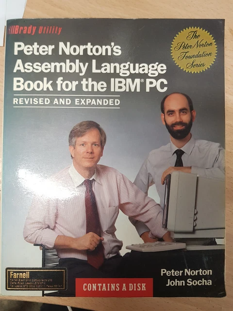 PETER NORTON'S ASSEMBLY Language Book for the IBM PC £49.00 - PicClick UK
