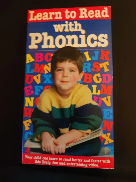 LEARN TO READ With Phonics (VHS) Classic Children's Reading Tool Video ...