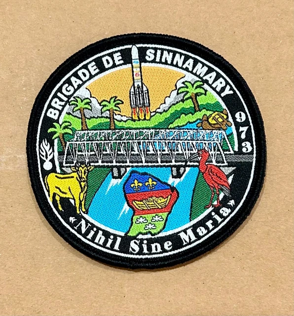 ANCIEN ÉCUSSON TISSÉ Gendarmerie BTA Sinnamary Guyane 973 collection EUR 1,00 - PicClick FR