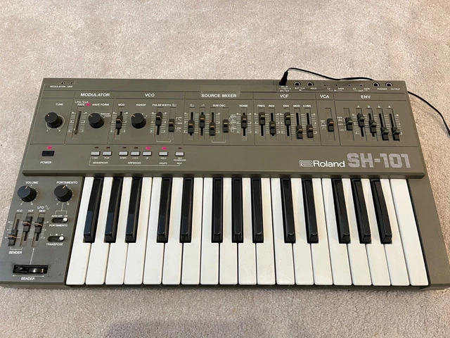 ROLAND SH101 KEYBOARD Vintage Synthesiser £700.00 - PicClick UK