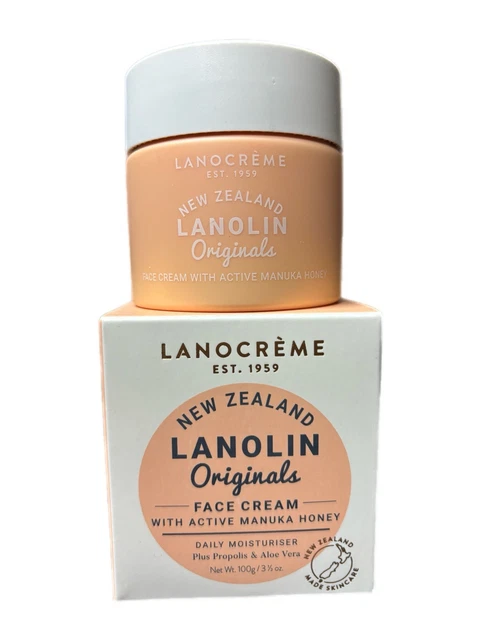 ORIGINAL LANOLIN LANOLIN Face Cream With Manuka Honey, 3.5 oz, New In ...