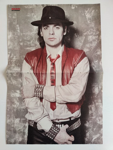 SYLVESTER STALLONE / UDO LINDENBERG A3 poster German magazine BRAVO ...