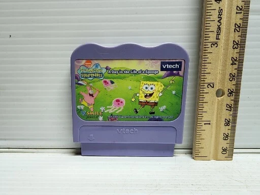 VTECH VSMILE SPONGEBOB Squarepants A Day In The Learning Video Game ...