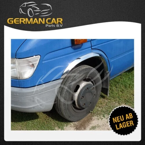 BARRES ROUE PROTECTION Passage de Acier Inox Chrome pour Mercedes ...