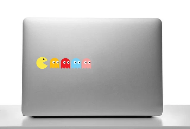 MR PACMAN PEEKER Window Vinyl Car Decals Video Games Funny JDM Stickers ...