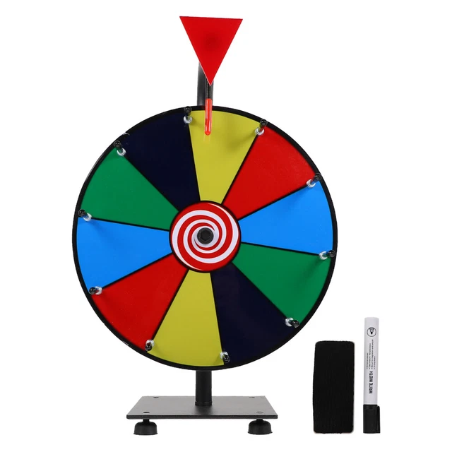 RANDOM RAFFLE WHEEL Win Wheel Prize Draw Wheel Tabletop Prize Wheel £77 ...