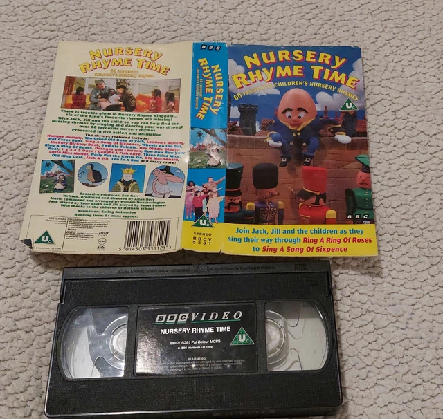 BBC VHS NURSERY Rhyme Time £21.52 - PicClick UK