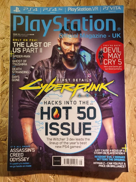 PLAYSTATION OFFICIAL MAGAZINE August 2018 UK 151 (941) Cyberpunk The ...