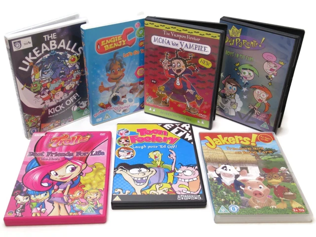 90S 2000S KIDS DVD Bundle CBBC Fairly Odd Parents Mona The Vampire 7 ...