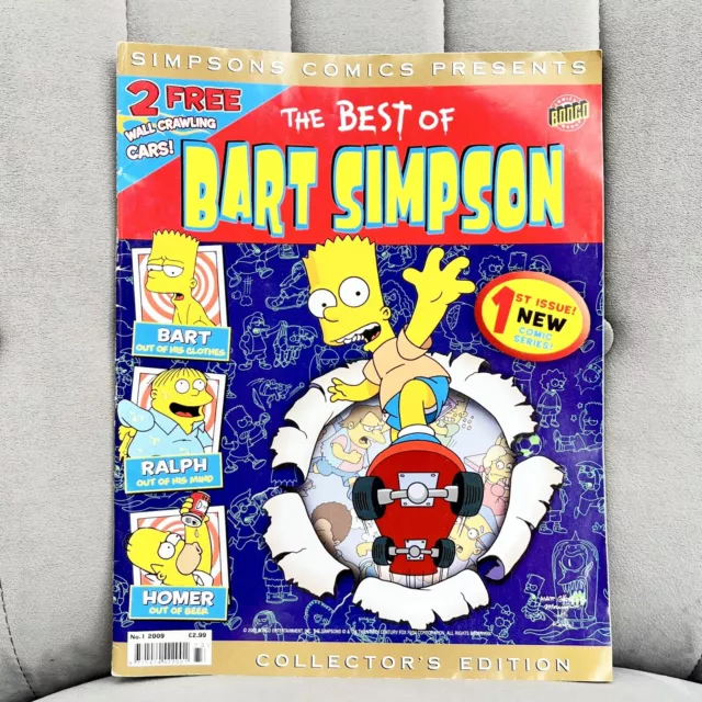 BONGO COMICS THE Simpsons 2009 #1 UK Comic Best of Bart Vintage Rare ...