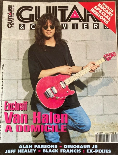 MAGAZINE GUITARE & claviers, n°139, Van Halen, Alan Parsons, Jeff ...