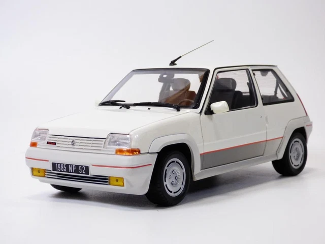 RENAULT R5 GT TURBO phase 1 blanc nacré 1/18 R 5 GTT SUPER 5 EUR 79,90 ...