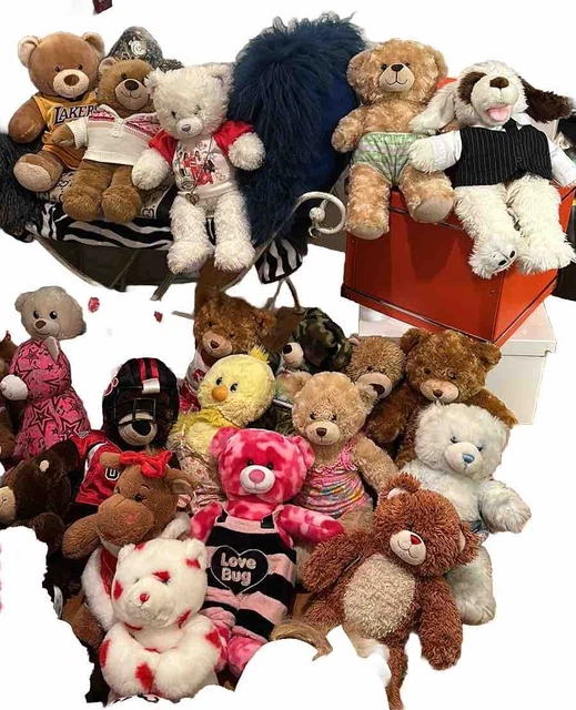 BUILD A BEAR Workshop Bears Plush Animals Lots Available Kids Party Gifts $14.99 - PicClick CA