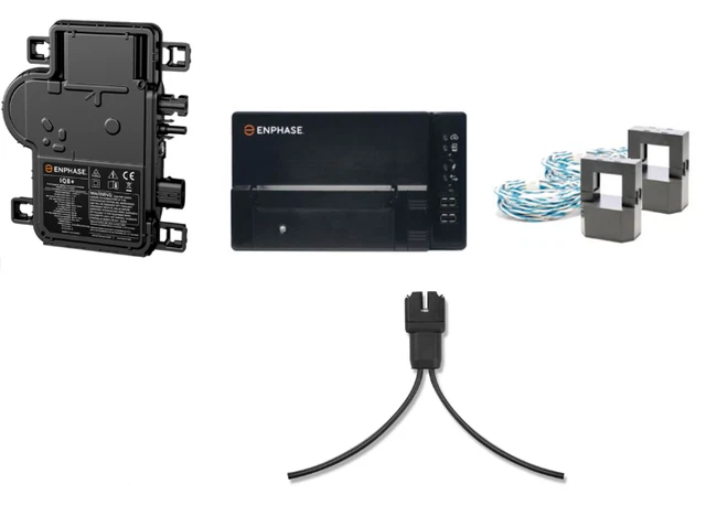 KIT ENPHASE TRIPHASE = Qrelay / gateway envoy metered / 10 IQ8+ EUR 2. ...
