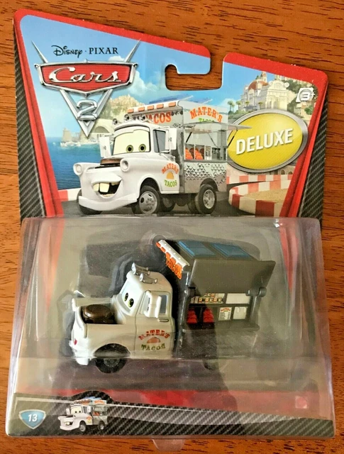 DISNEY PIXAR CARS 2 #13 TACO TRUCK MATER - Deluxe - BNIP - EXTREMELY ...