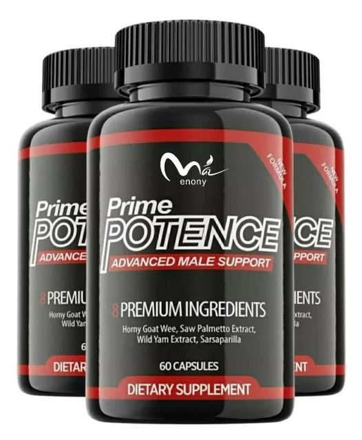 PRIME POTENCE ADVANCED Male Support Dietary Supplements (180 Capsules ...