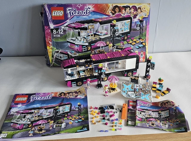 LEGO FRIENDS 41106 Pop Star Tour Bus, Boxed & Instructions (100% ...