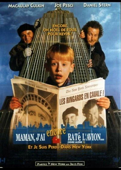 AFFICHE DU FILM MAMAN J'AI ENCORE RATE L'AVION 120x160 cm EUR 18,00 ...