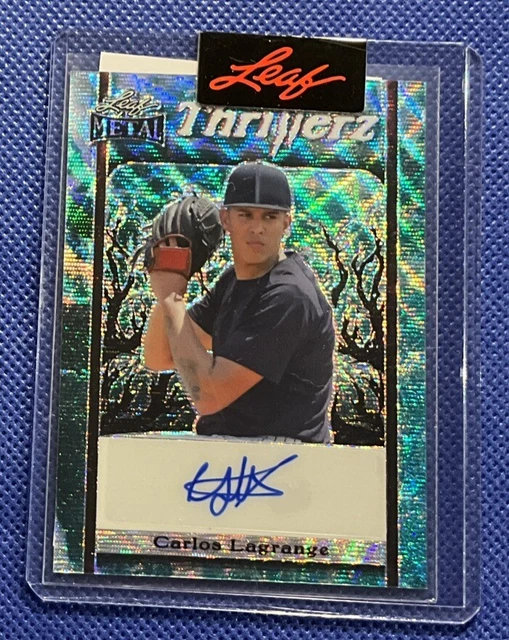 1/1 CARLOS LAGRANGE Pre-Production Épreuve Auto 2023 Feuille Metal New ...