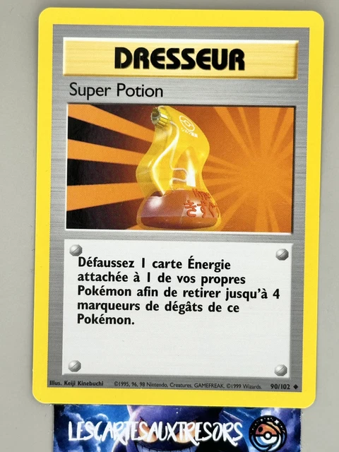 CARTE POKÉMON SUPER POTION 90/102 EDITION 2 ED2 Set de Base NM VF FR ...