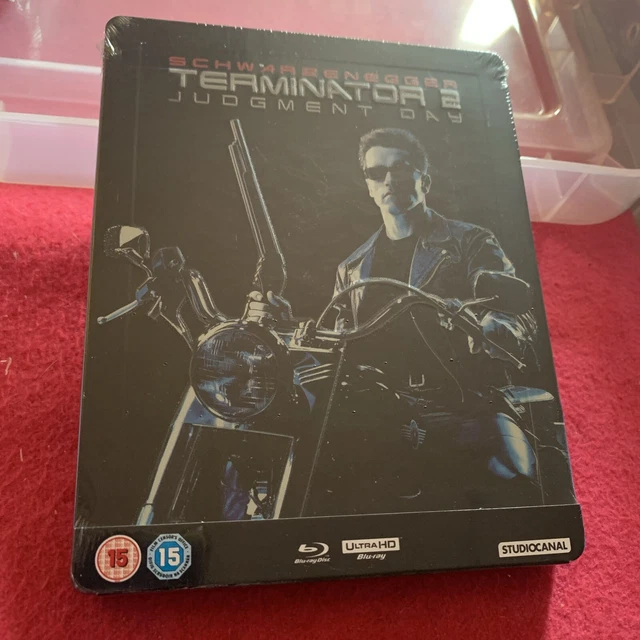 TERMINATOR 2 JUDGEMENT Day Steelbook 4K UHD UK New & Sealed Ltd Glow In ...