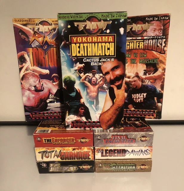 FMW JAPAN WRESTLING VHS Collection / Lot NTSC IMPORTS RARE Death Match ...