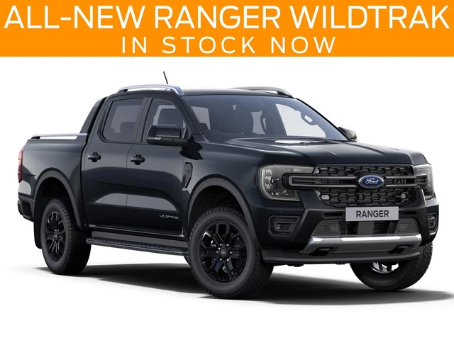 BRAND NEW FORD Ranger Wildtrak Double Cab 3.0TD 240PS AUTO in Agate ...